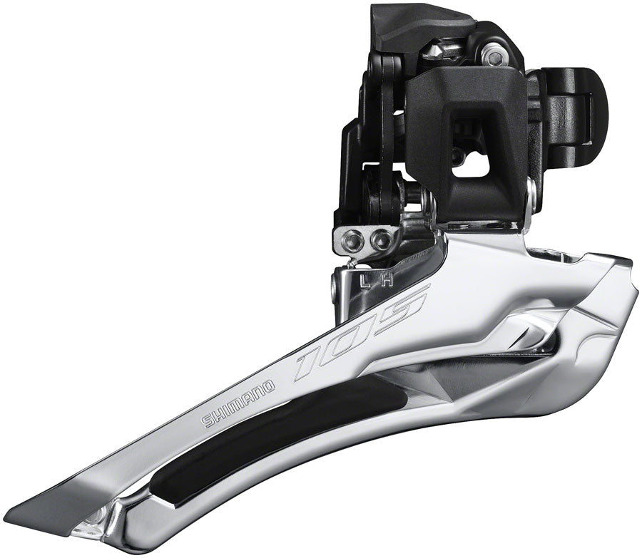 Shimano 105 FD-R7100-BS Front Derailleur - 12-Speed, Double, 31.8/28.6mm Band Clamp, Down-Swing ...