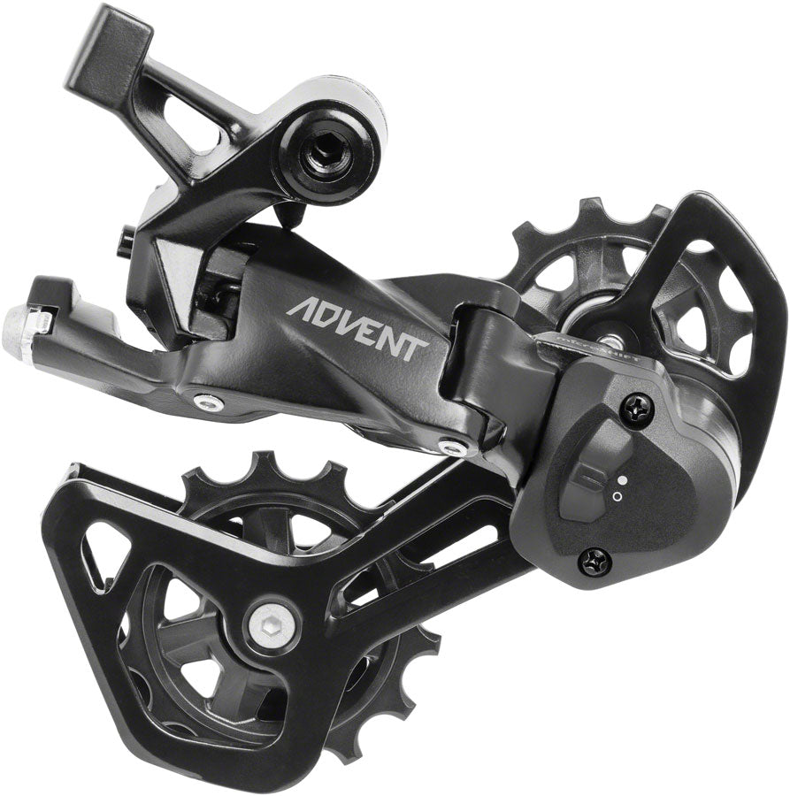 microSHIFT ADVENT RD-M6195M-B Rear Derailleur - 9 Speed, Medium Cage, Black, With Clutch – Velo Mine