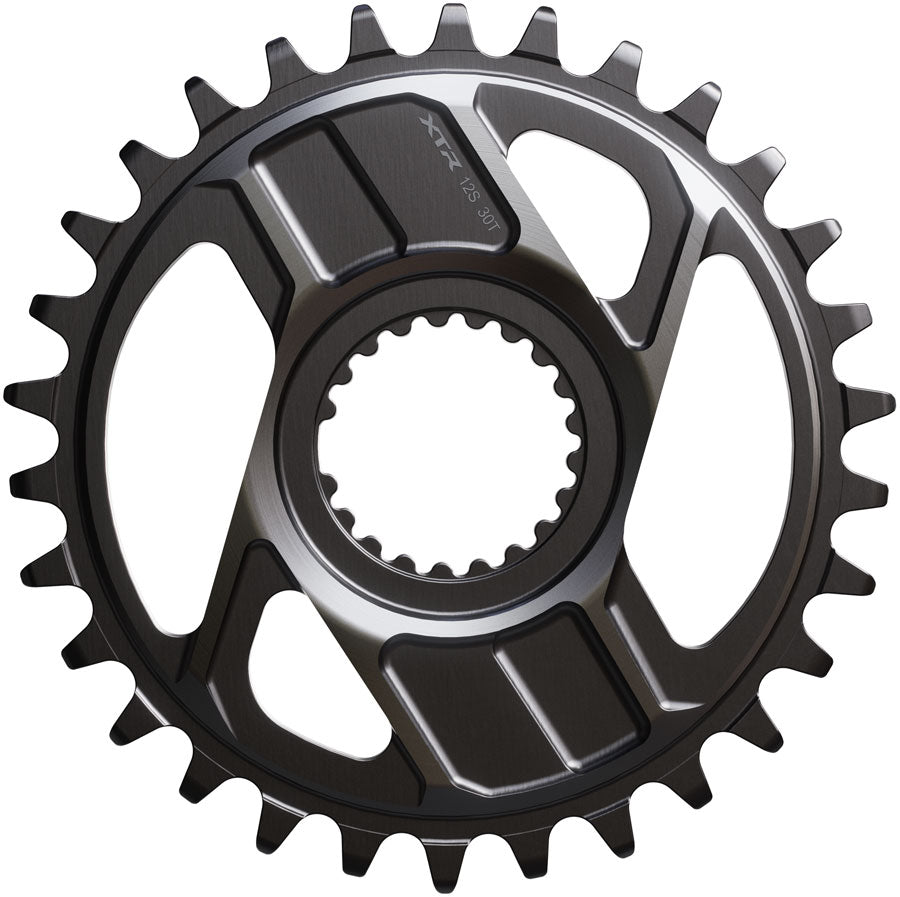 Shimano XTR SM-CRM96 1x Direct Mount Chainring - 30t, Shimano Direct Mount, For 12-Speed HG+ ...