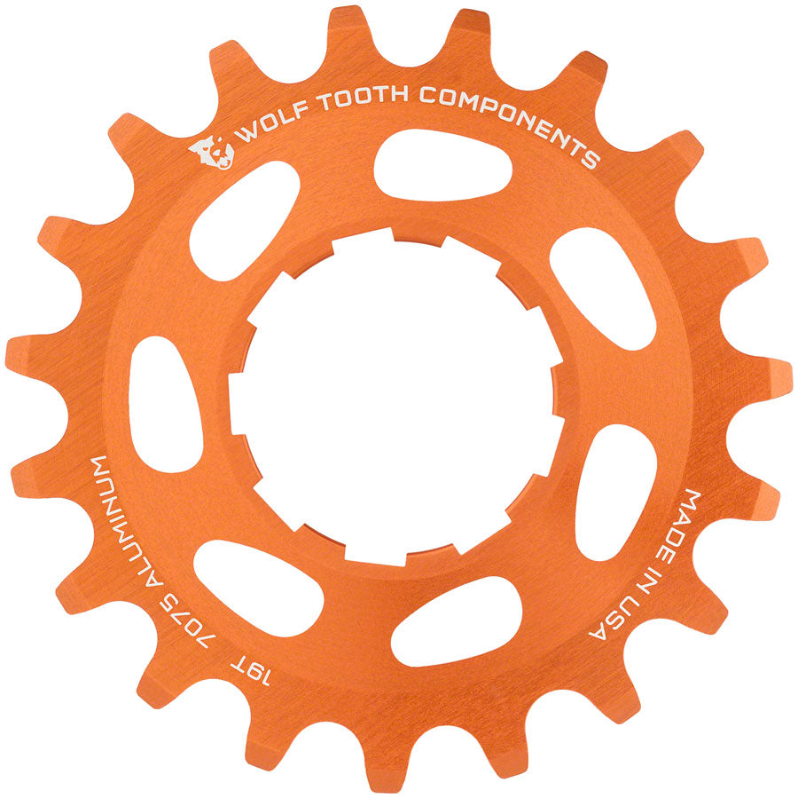 Wolf Tooth Single Speed Aluminum Cog - 19t, Compatible with 3/32 ...