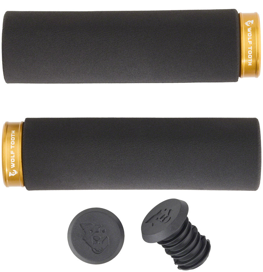 Wolf Tooth Fat Paw Lock-on Grips - Black/Gold – Velo Mine