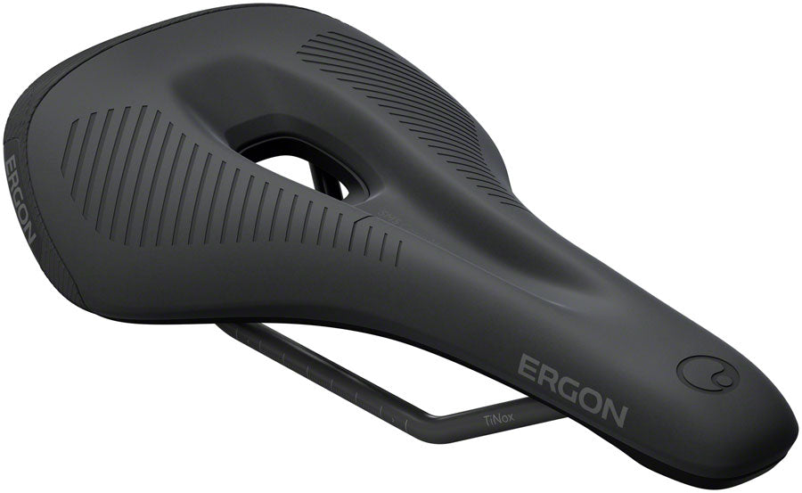 Ergon SMS Comp Saddle - TiNox SL, Black, Men's, Small/Medium – Velo Mine