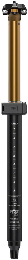 FOX Transfer Factory Neo Wireless Dropper Seatpost - 31.6 mm, 125 mm ...
