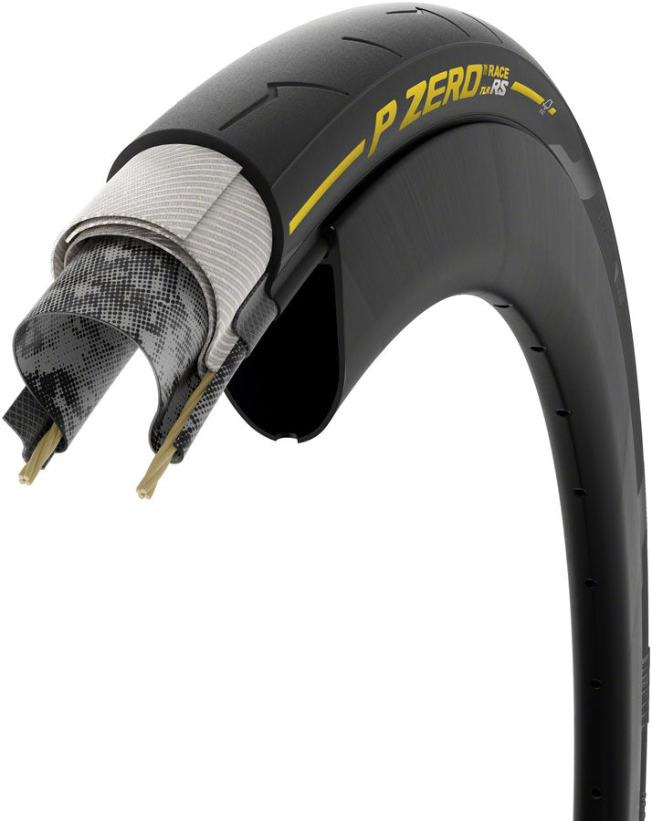Pirelli P ZERO Race TLR RS Tire - 700 x 30, Tubeless, Folding, Yellow Label Team Edition ...
