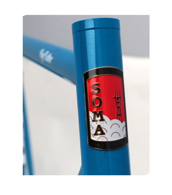 Soma Frame Fog Cutter Cerulean Blue Road Endurance Touring Gravel Bike ...