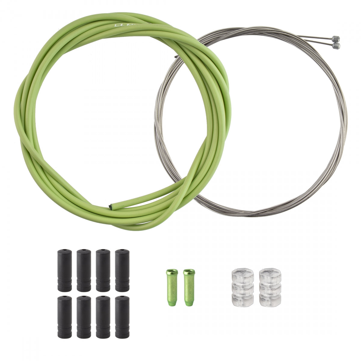 Clarks Road/MTB Sport Gear Kit, Front & Rear, Stainless Steel, Green ...
