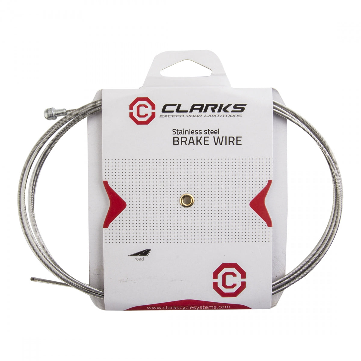 Clarks Road Brake Wire, Stainless Steel, 1.5x2000mm, Silver – Velo Mine