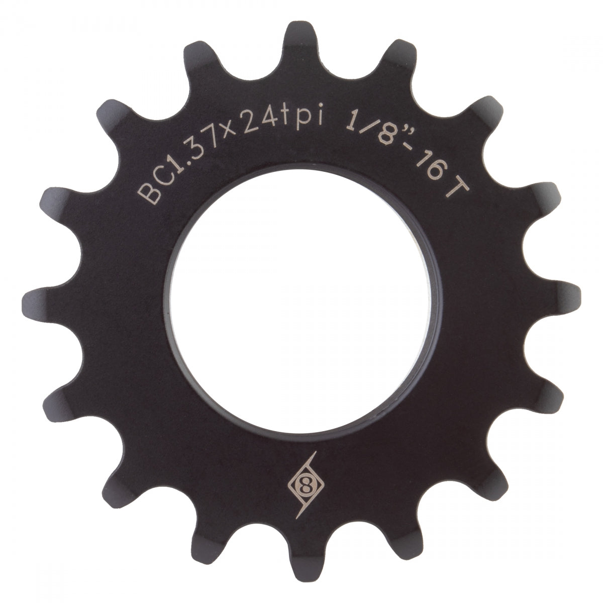 Cog Track Or8 16T x 1/8 Bk – Velo Mine