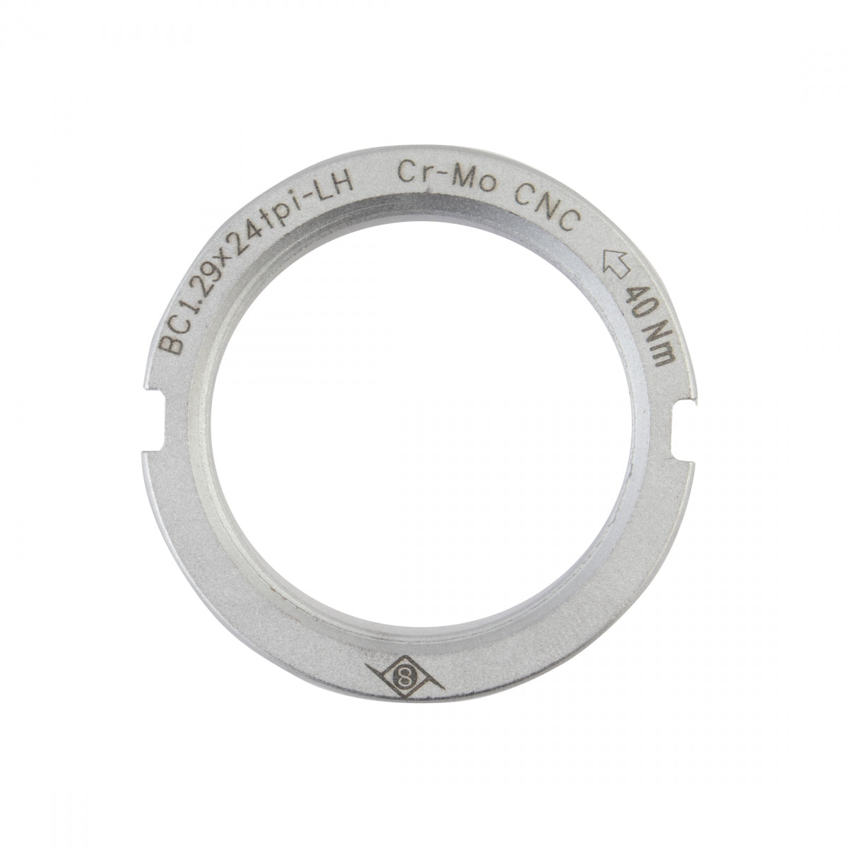 Origin8 Track Cog Lockring, Standard English Silver, Chromoly Steel ...