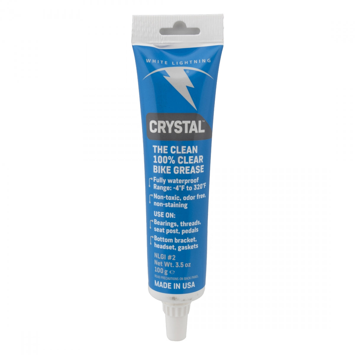 White Lightning Crystal Grease 3.5 Oz, 3.5 Oz, Tube – Velo Mine