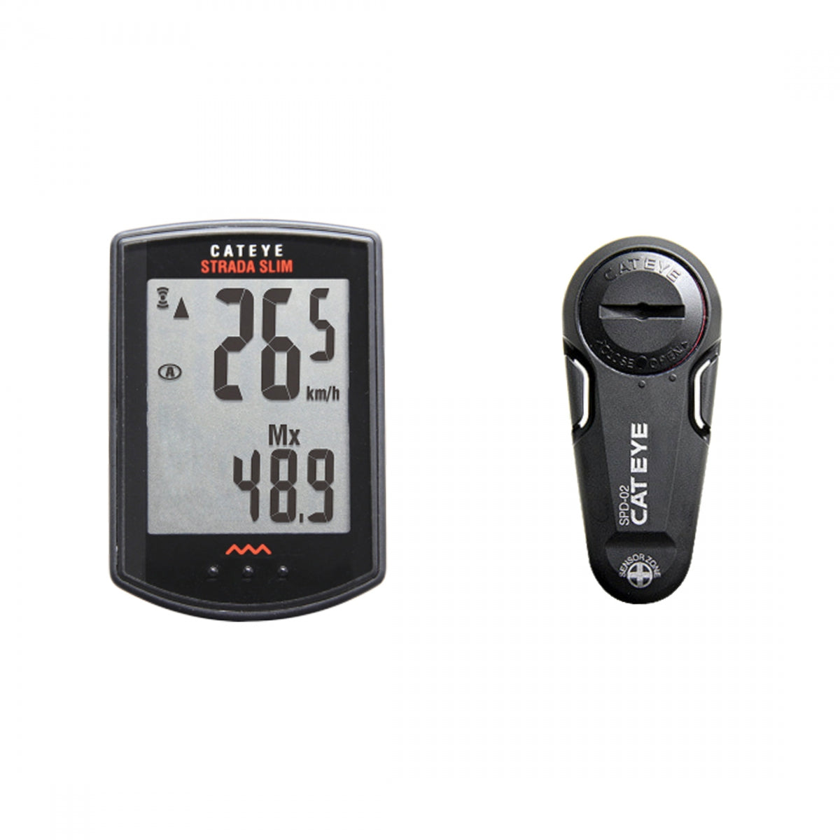 CatEye CC-RD310W Strada Slim Wireless Cycling Computer, Black – Velo Mine