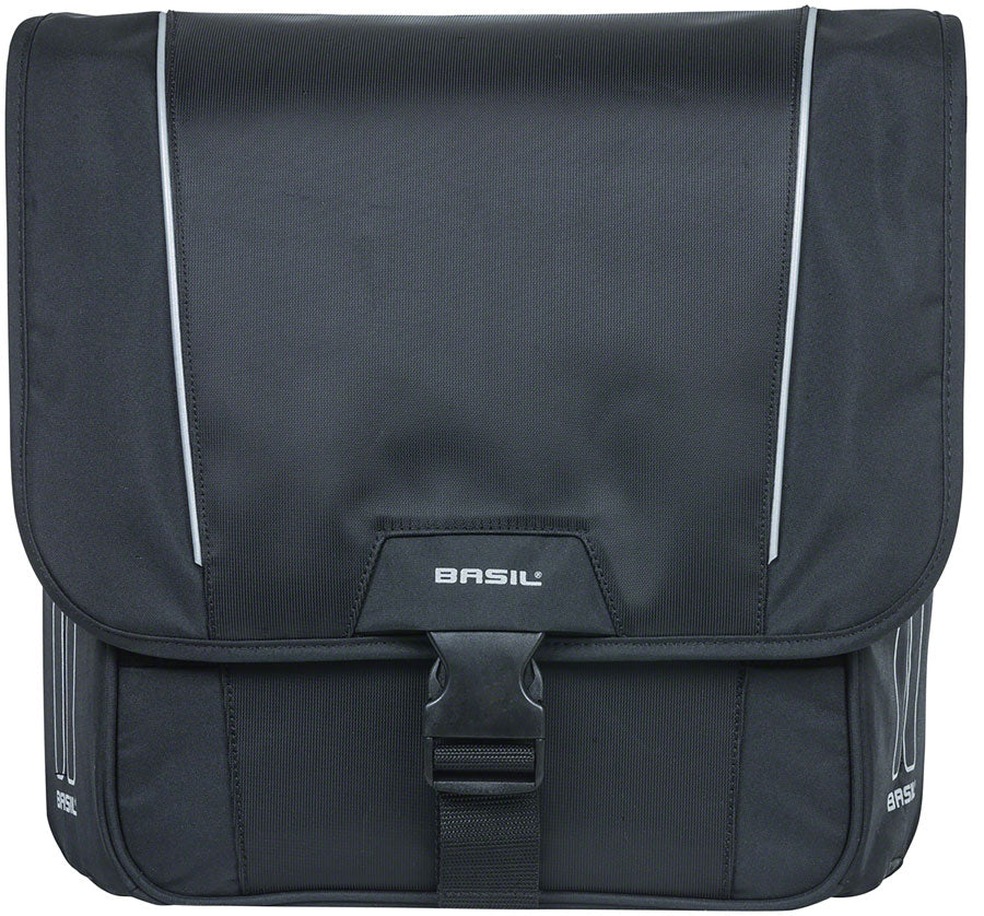 Basil Sport Design Double Pannier - 32L, MIK Mount, Black – Velo Mine