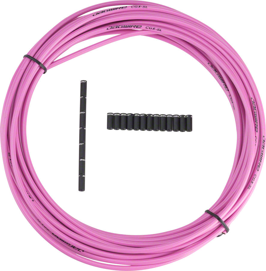 Jagwire 5mm Sport Brake Housing with Slick-Lube Liner 10M Roll, Pink ...