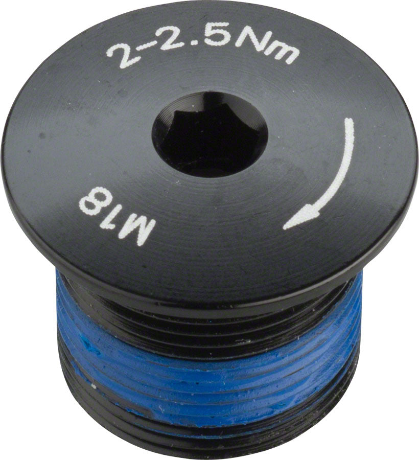 Promax Crank Spindle Fixing Bolt for 2-piece cranks, Alloy, Black ...