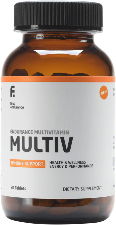 First Endurance MultiV Endurance Multivitamin - 30 Serving Bottle ...
