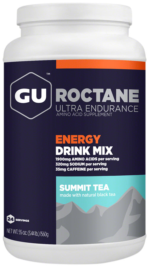 GU Roctane Energy Drink Mix - Summit Tea, 24 Serving Canister – Velo Mine