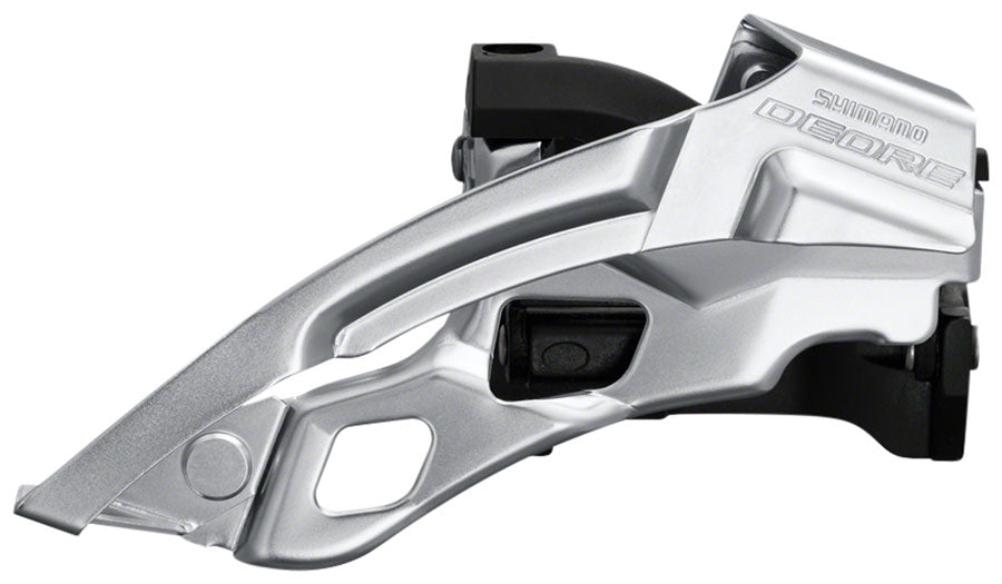 Shimano Deore FD-T6000 10-Speed Triple Top-Swing Dual Pull Front Derai ...