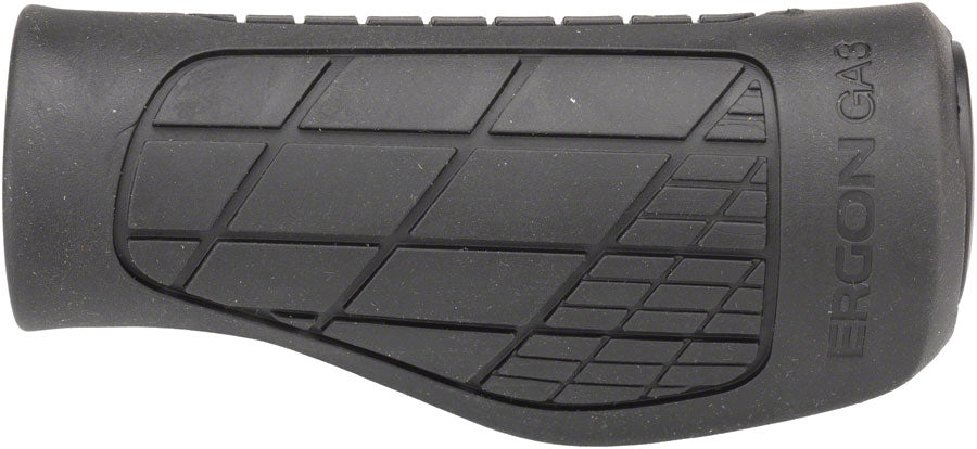 Ergon GA3 Grips - Black, Single Twist Shift – Velo Mine