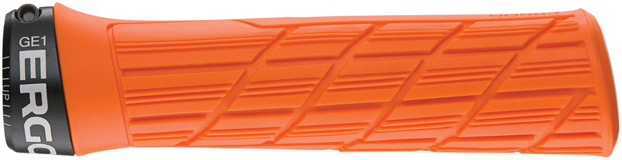 Ergon GE1 Evo Factory Slim Grips - Frozen Orange, Lock-On – Velo Mine