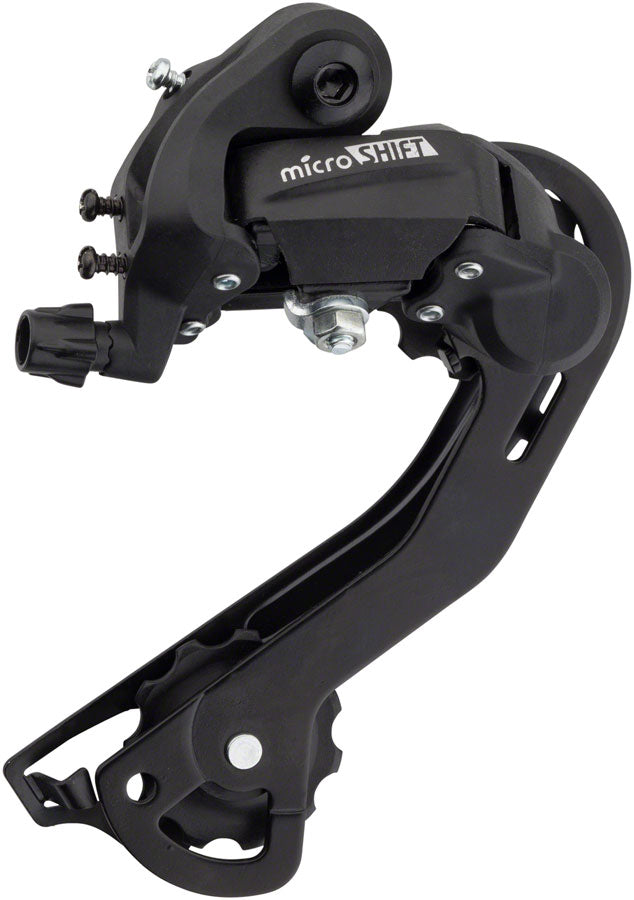 microSHIFT M21 Rear Derailleur - 6,7 Speed, Long Cage, Black – Velo Mine
